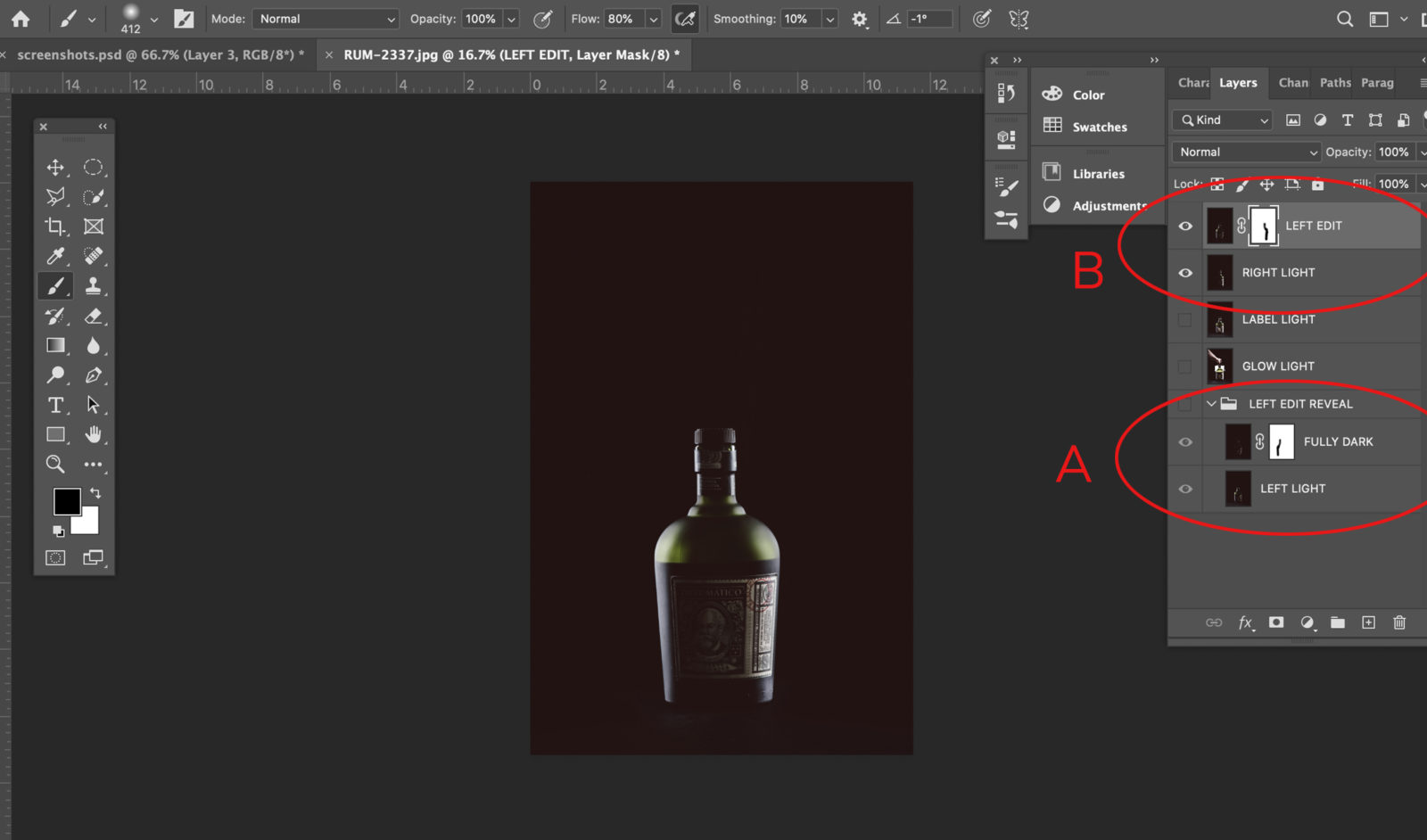Artificial Light Photography: How To Shoot A Bottle | Regan Baroni