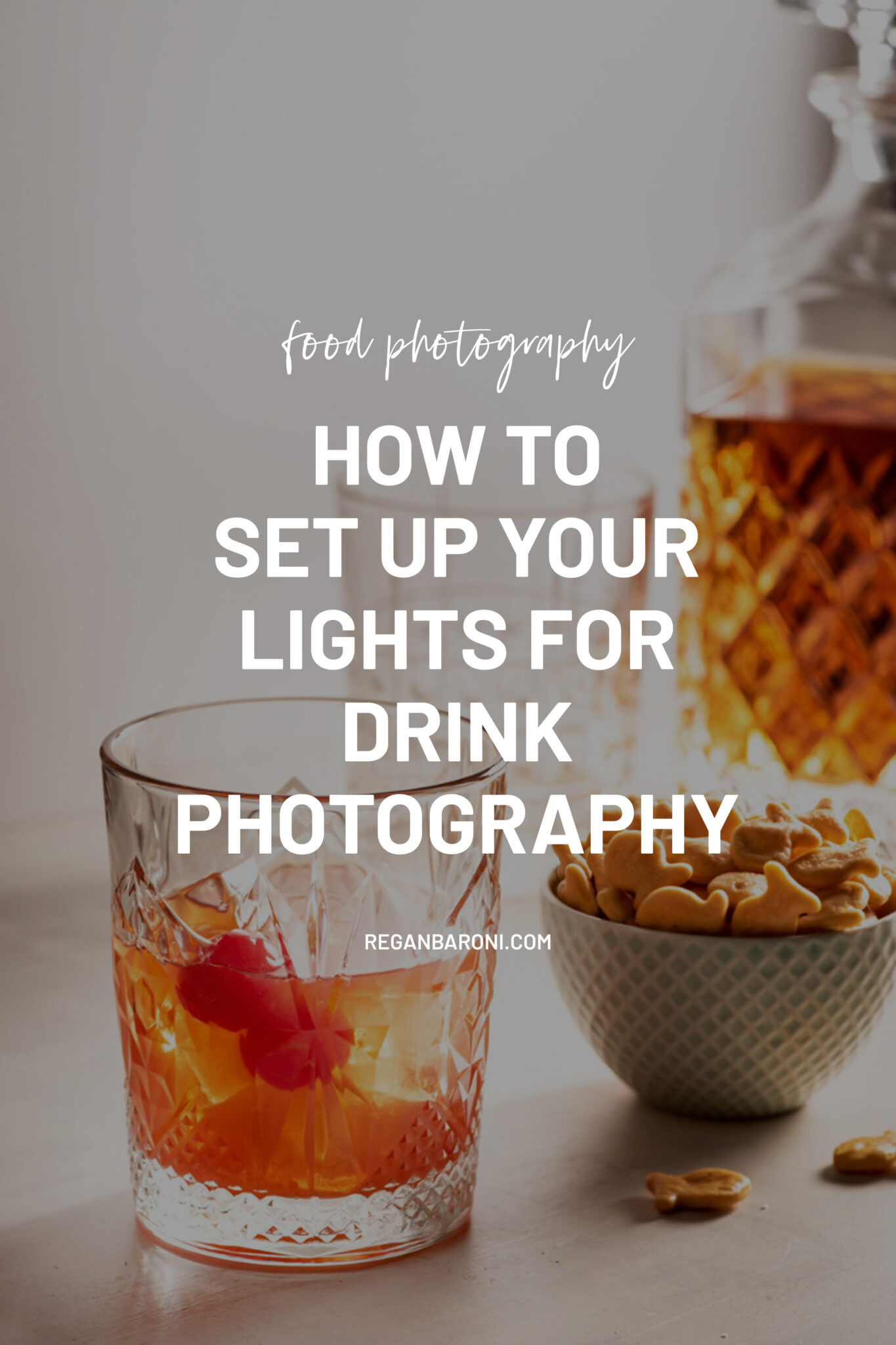 Lighting Setups for Drink Photography | Regan Baroni